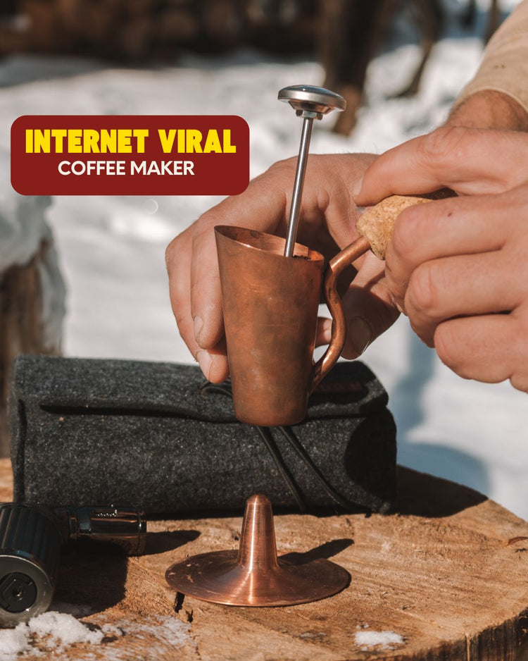 Portable Outdoor Coffee Maker | Coffee Brew Pipe | BRIPE