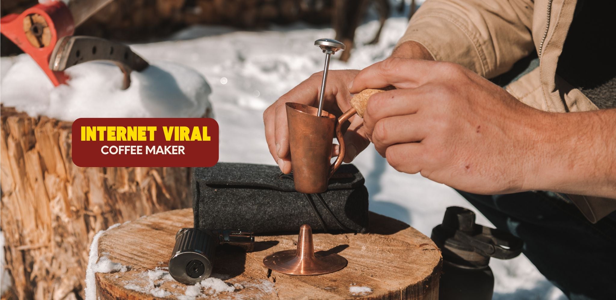 Portable Outdoor Coffee Maker | Coffee Brew Pipe | BRIPE